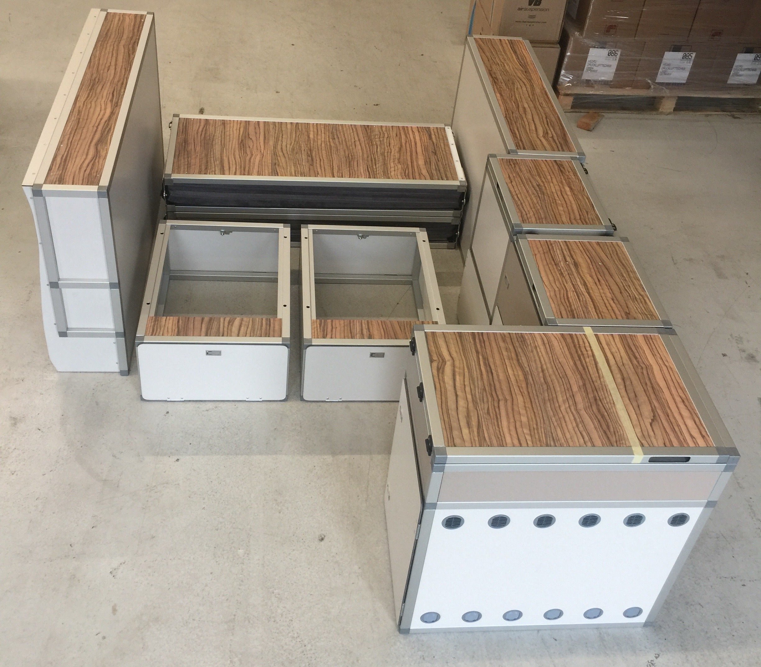 Terra Camper , Complete Interiors, Cabinetery, and bed platform kits f ...